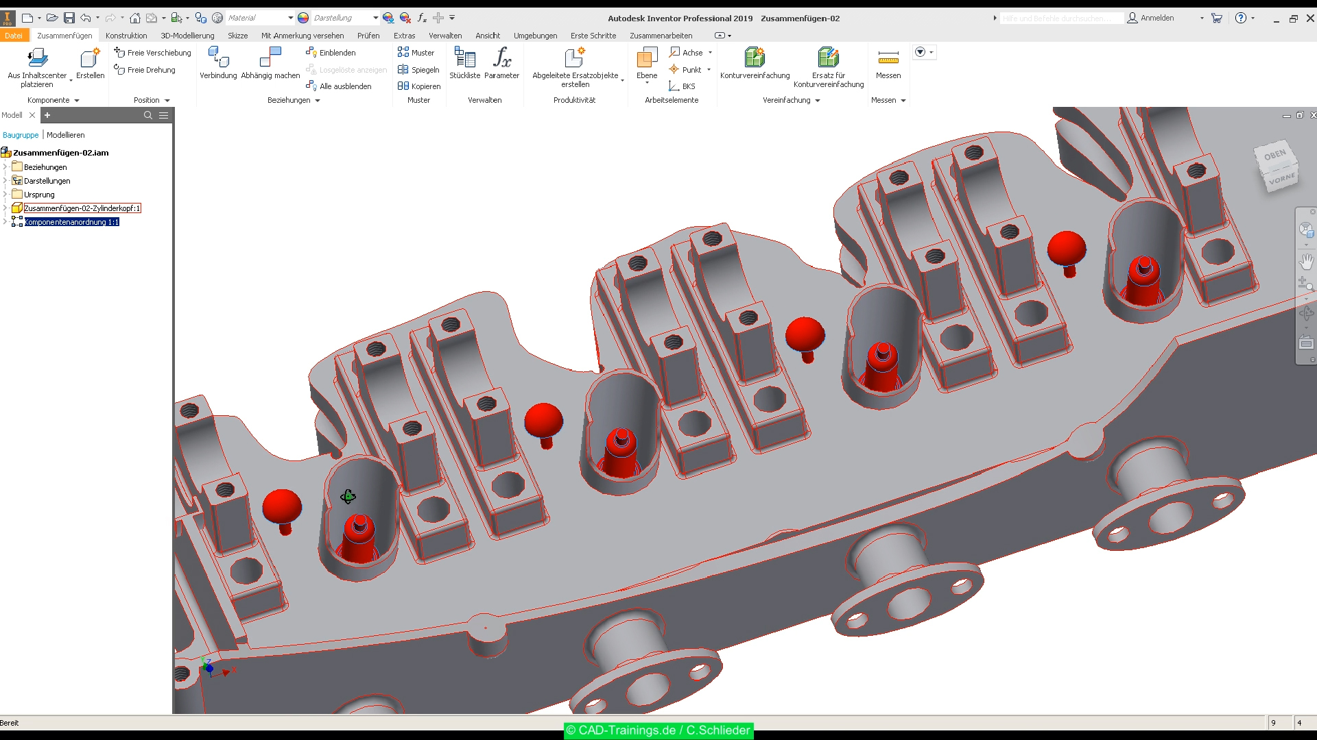 Grundlegende Befehle in Inventor 2019 – Online Software Kurs