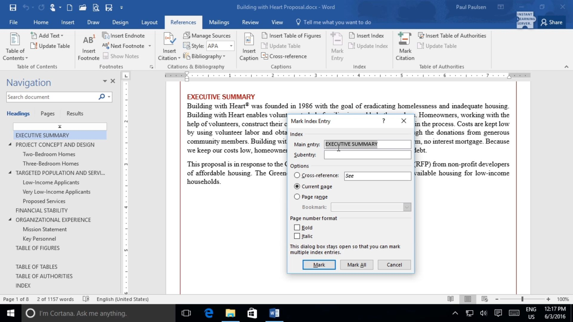 Inserting a Table of Figures – Online Word Lecture | Lecturio