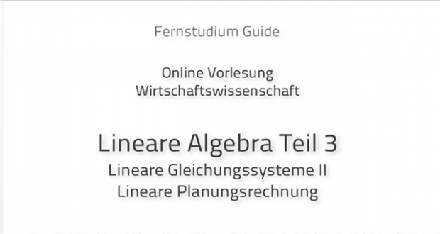 Der Simplex Algorithmus am Beispiel | Lecturio