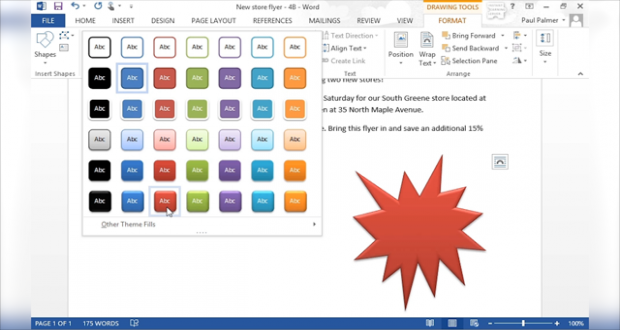 Creating Custom Graphic Elements in Word 2013 | Lecturio