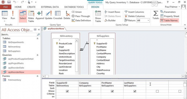 Querying a Database in Access 2013 | Lecturio